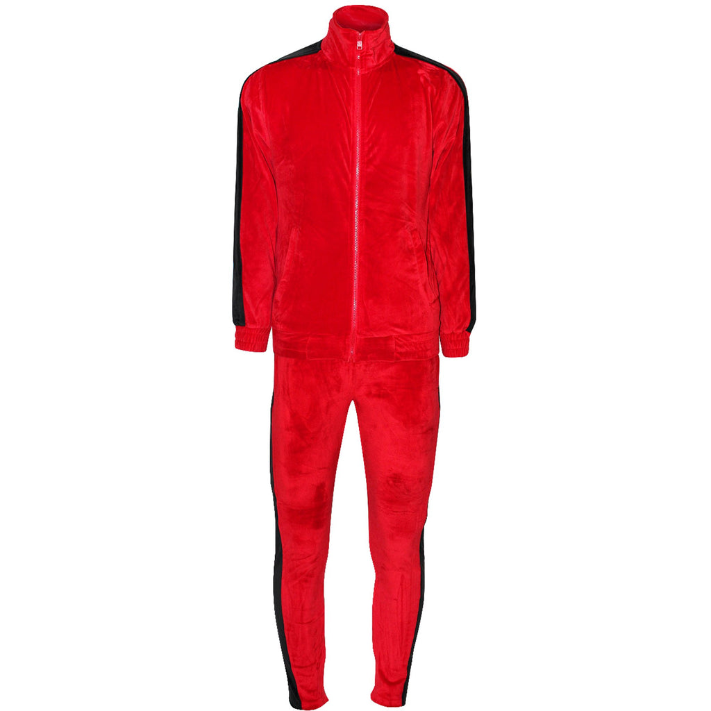 Men's Rebel Minds Velvet Tracksuit 2 Piece Set – DSTNY LA